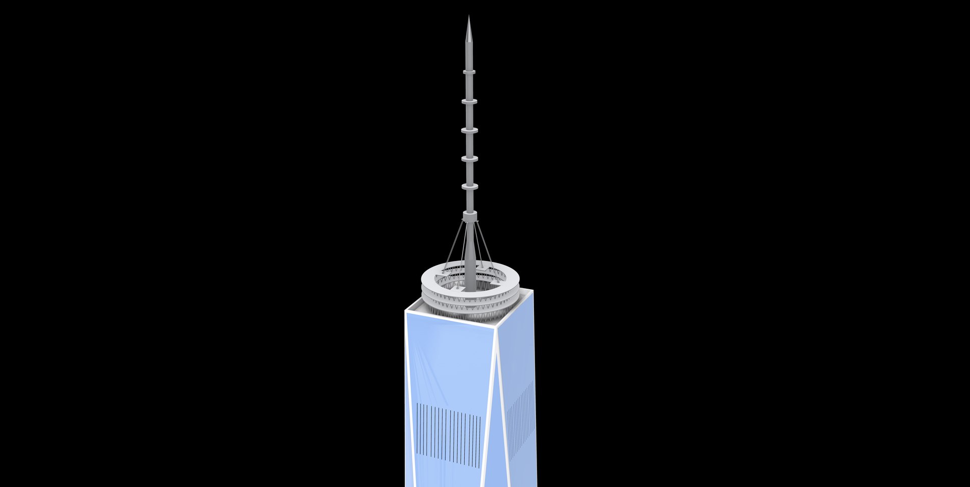 3D 1 World Trade Center - Freedom Tower - TurboSquid 1753915