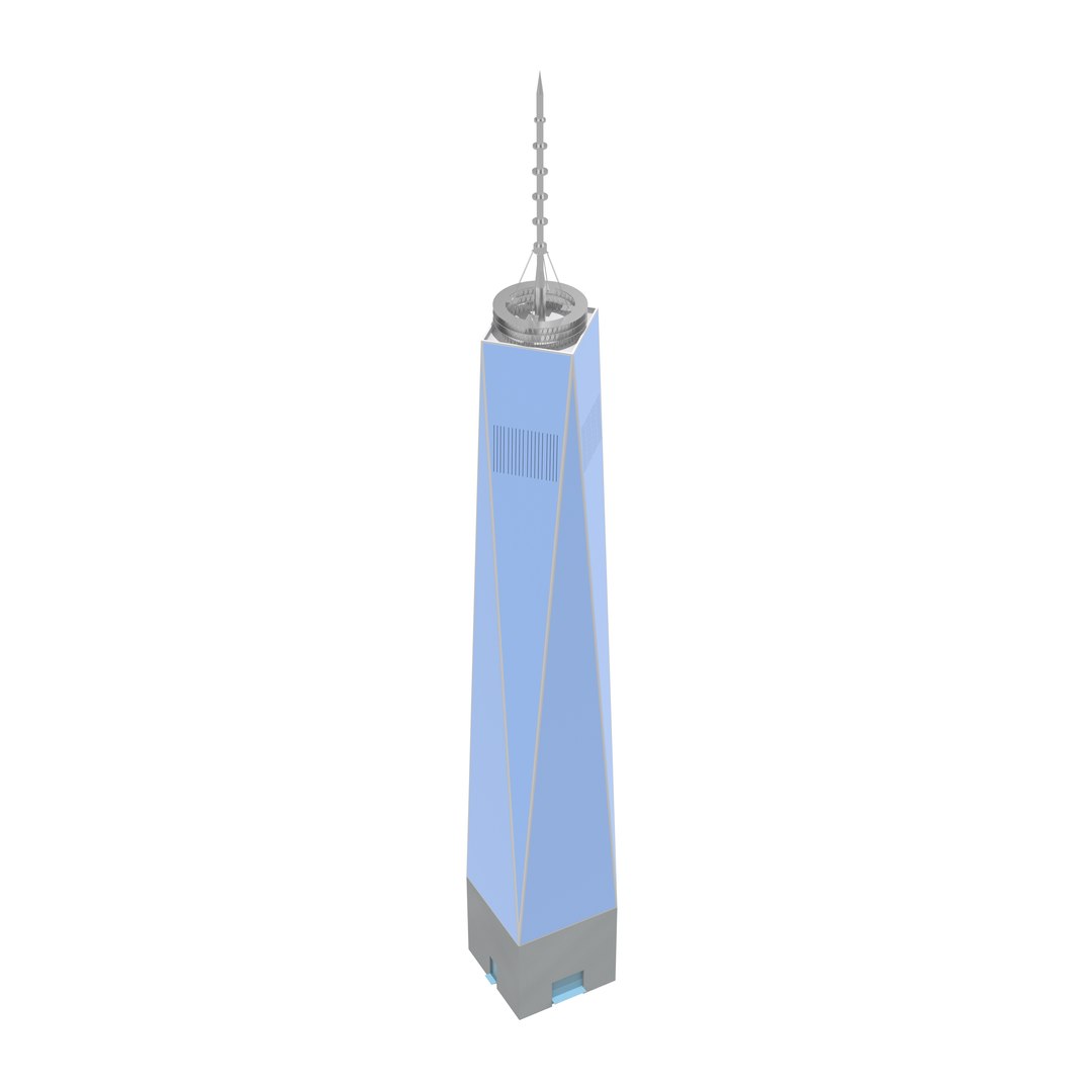 3D 1 World Trade Center - Freedom Tower - TurboSquid 1753915