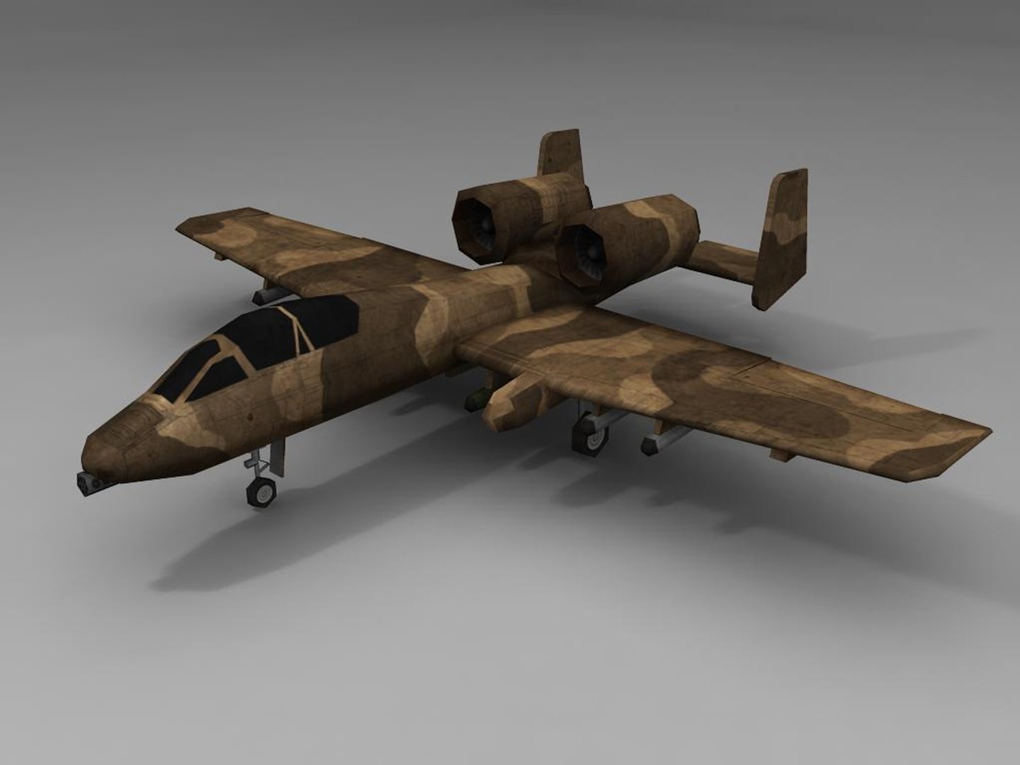 A-10 Thunderbolt 3d Obj