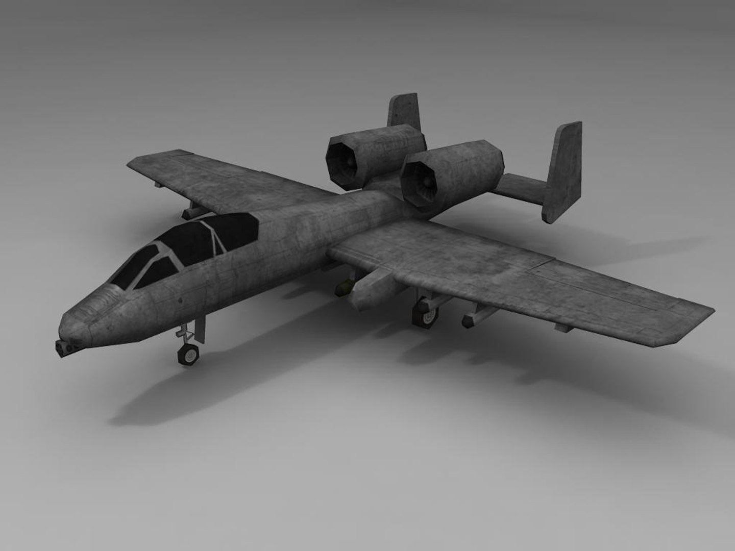 A-10 Thunderbolt 3d Obj