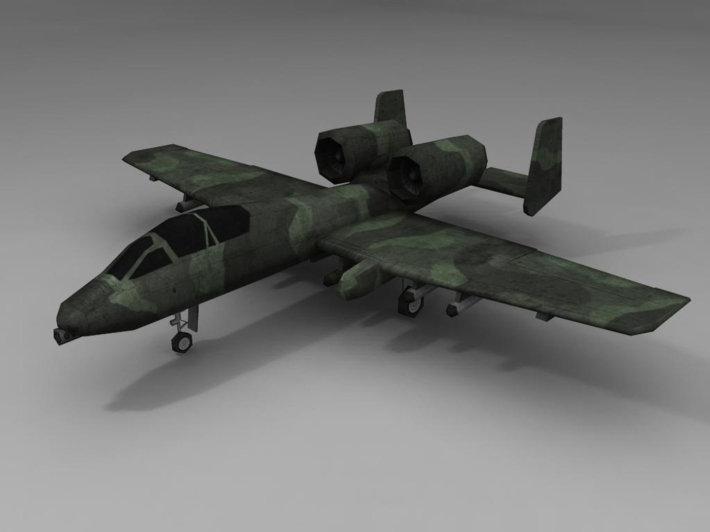 A-10 Thunderbolt 3d Obj