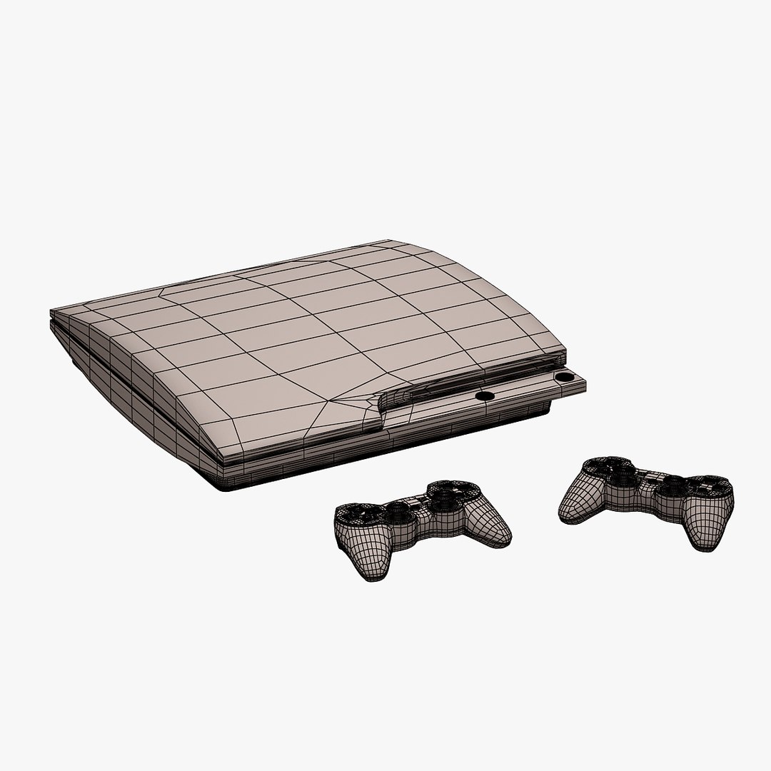 3d ps3 controller sony model