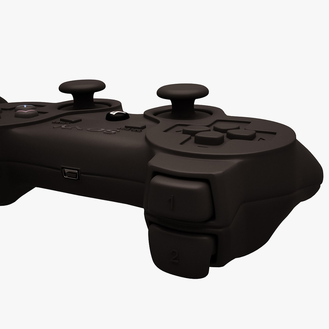 3d ps3 controller sony model