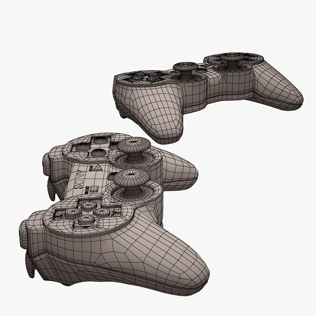 3d ps3 controller sony model