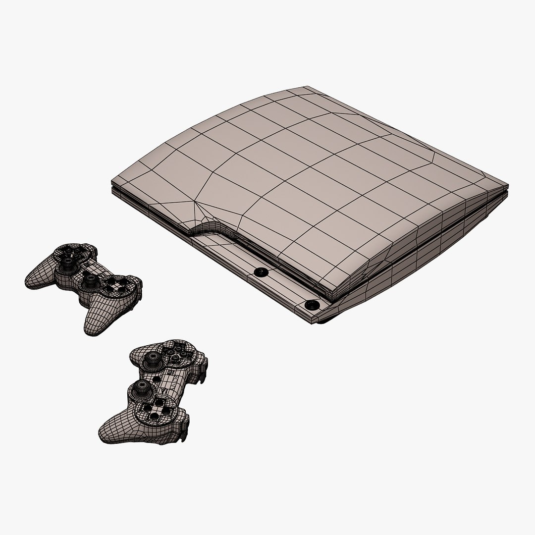 3d ps3 controller sony model