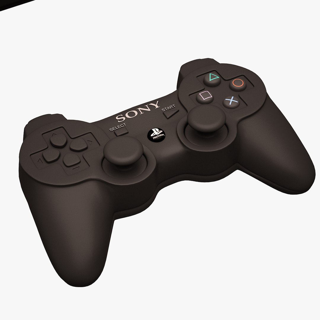 3d ps3 controller sony model