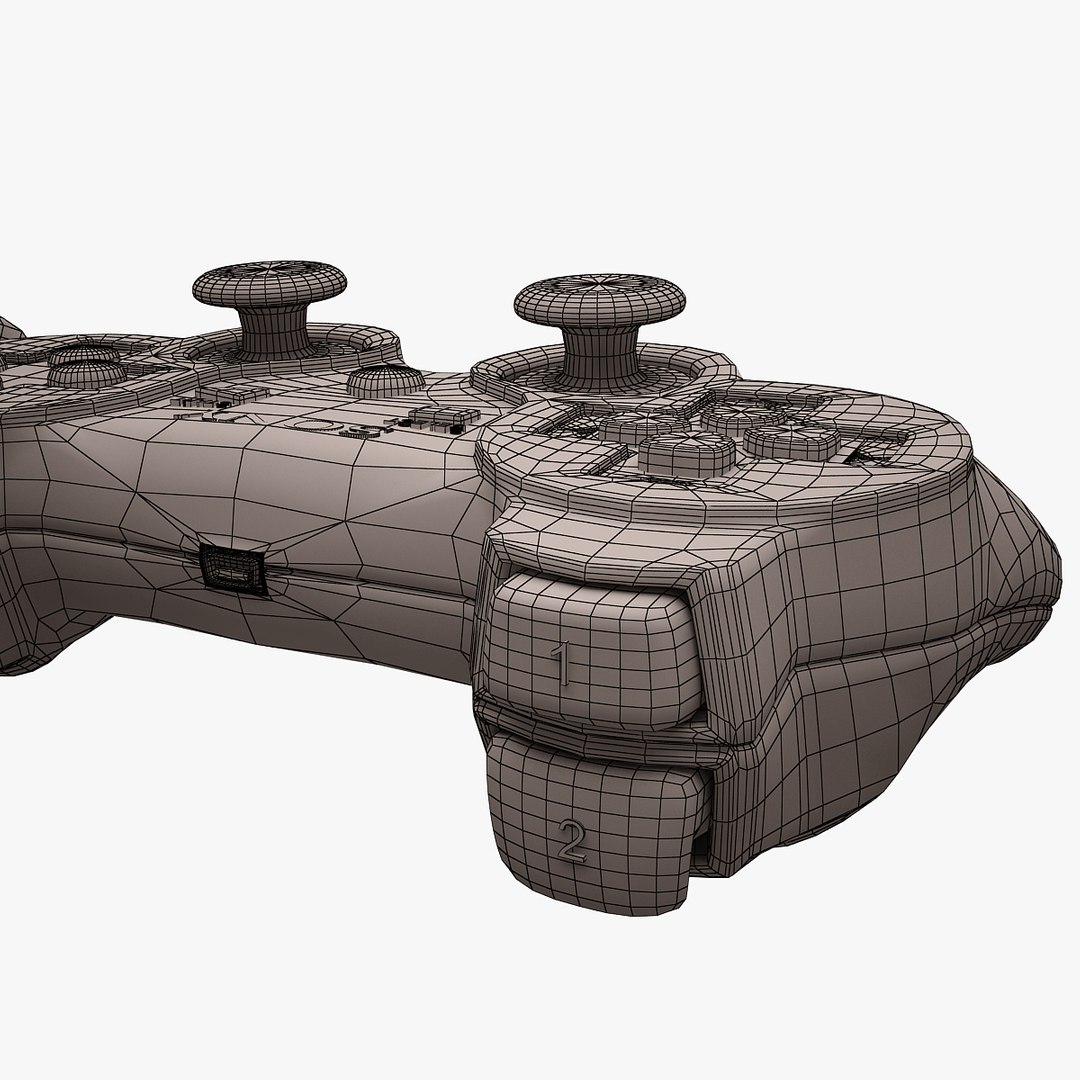 3d ps3 controller sony model