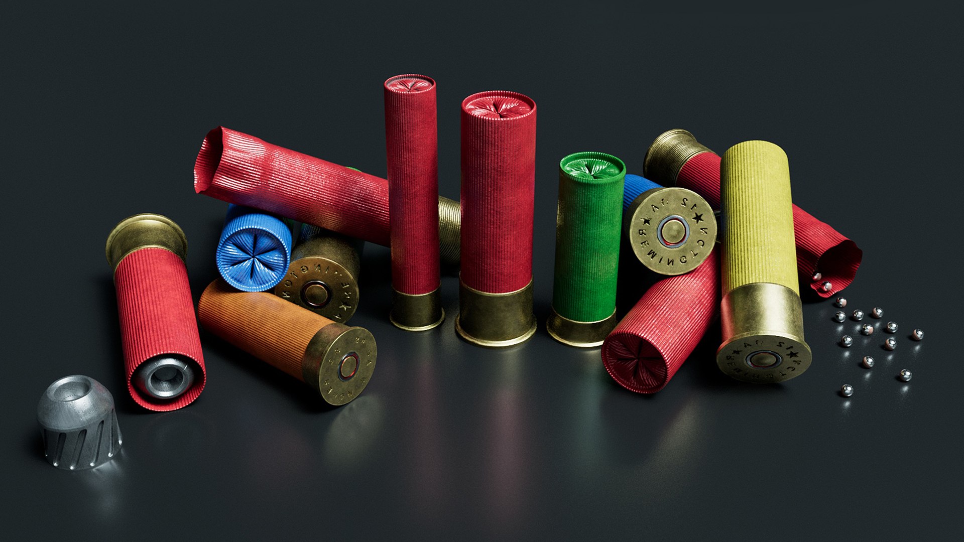 3D Collection Of Various Types Of Bullets Model - TurboSquid 1907938
