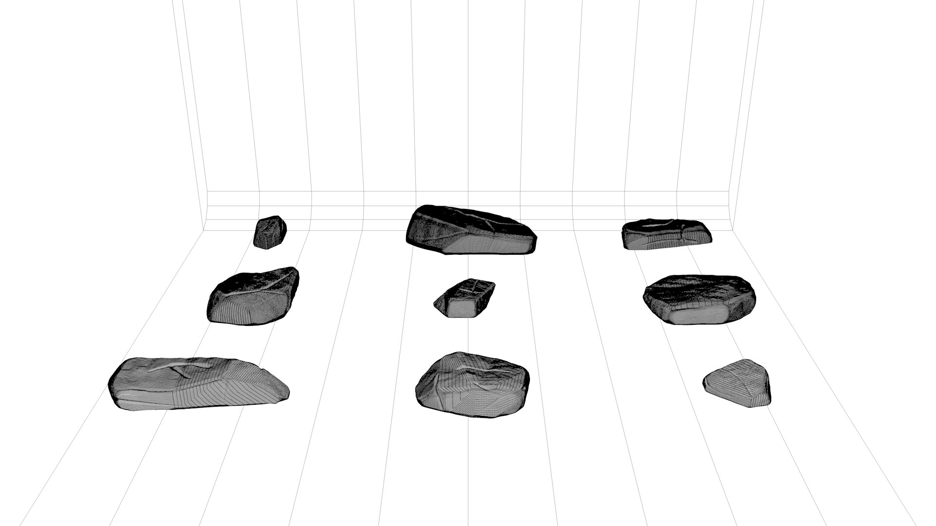 3D Stylized Low Poly Stone Collection - TurboSquid 2128084