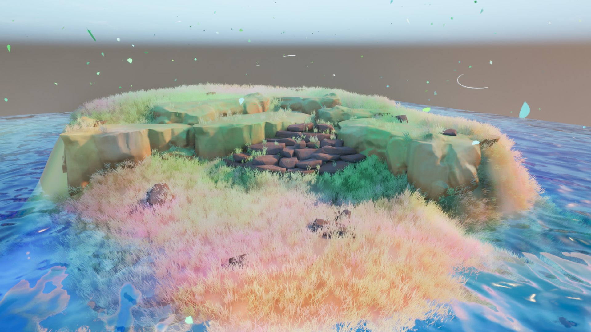 3D Stylized Low Poly Stone Collection - TurboSquid 2128084