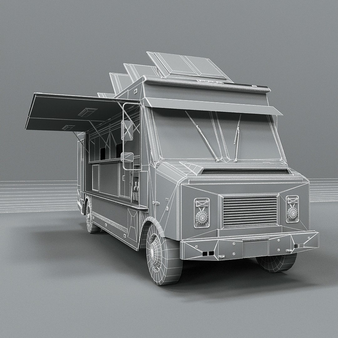 3d Food Truck