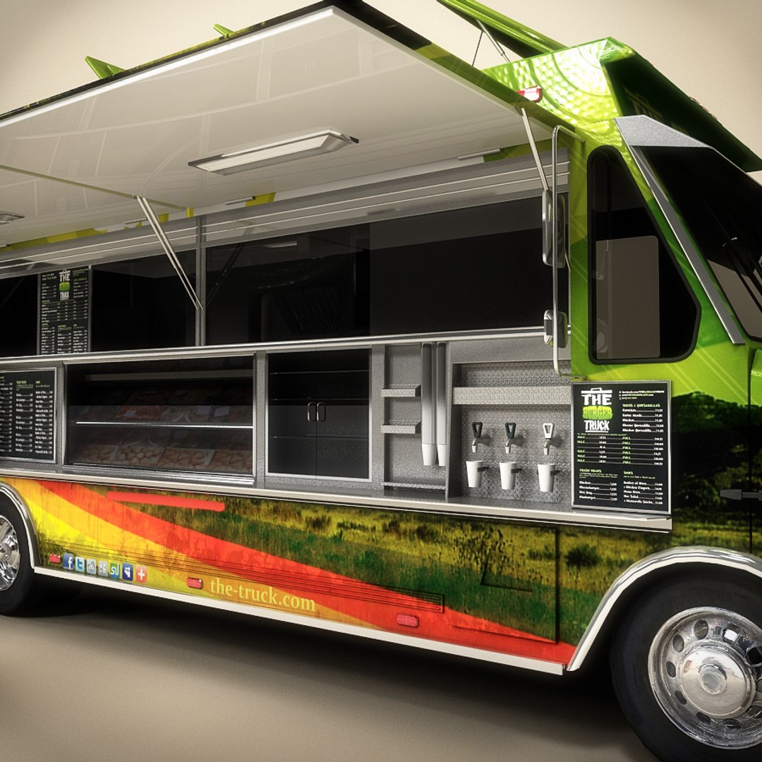 3d Food Truck