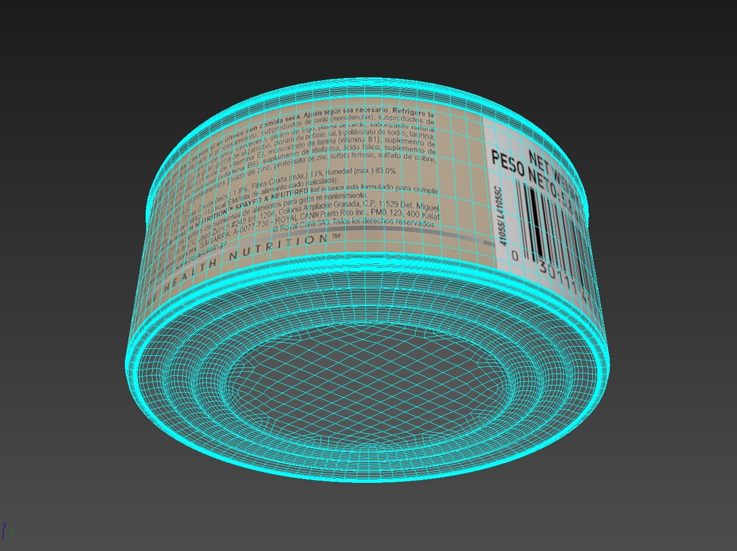 Feline cat food model - TurboSquid 1484632