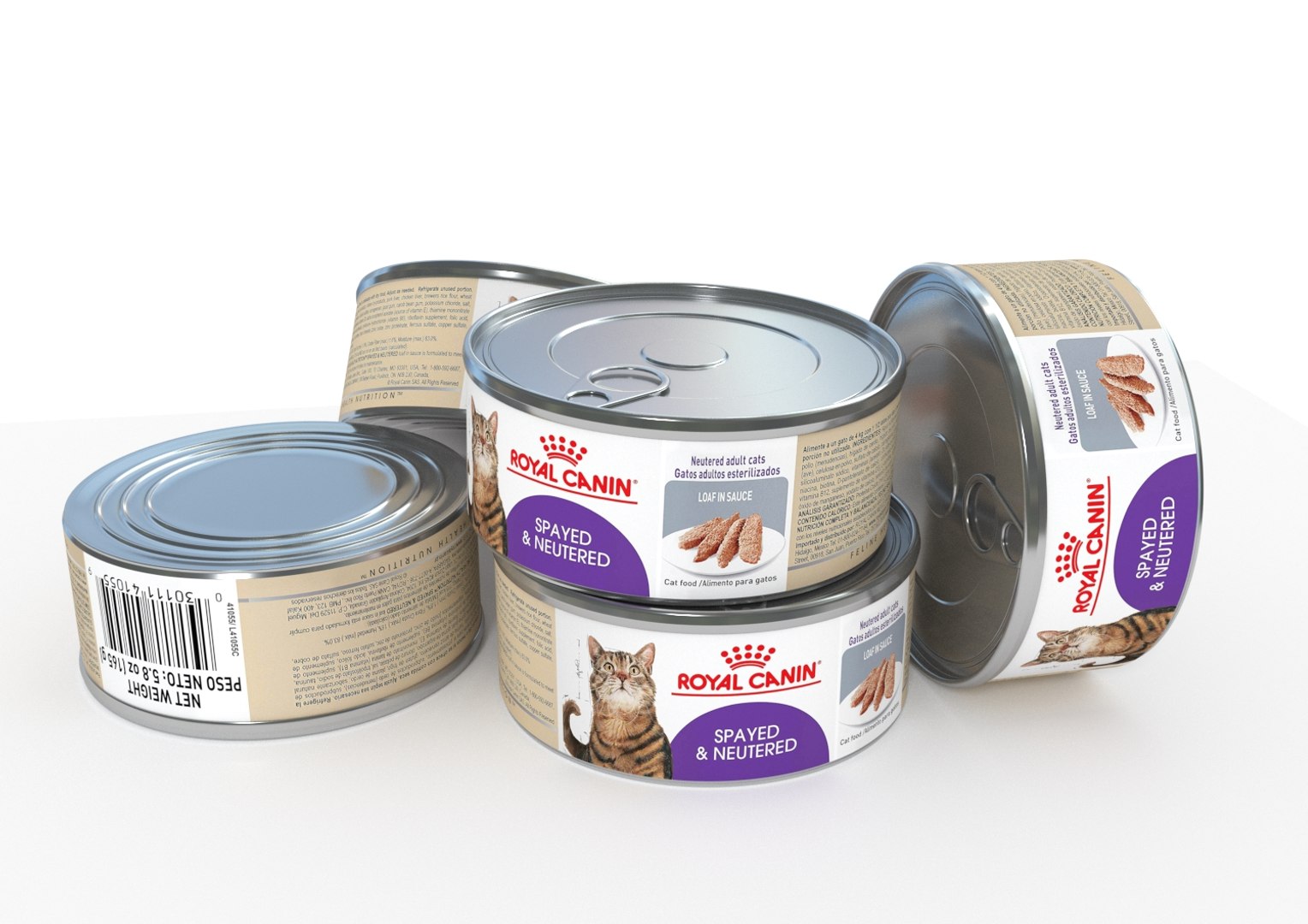 Feline cat food model - TurboSquid 1484632