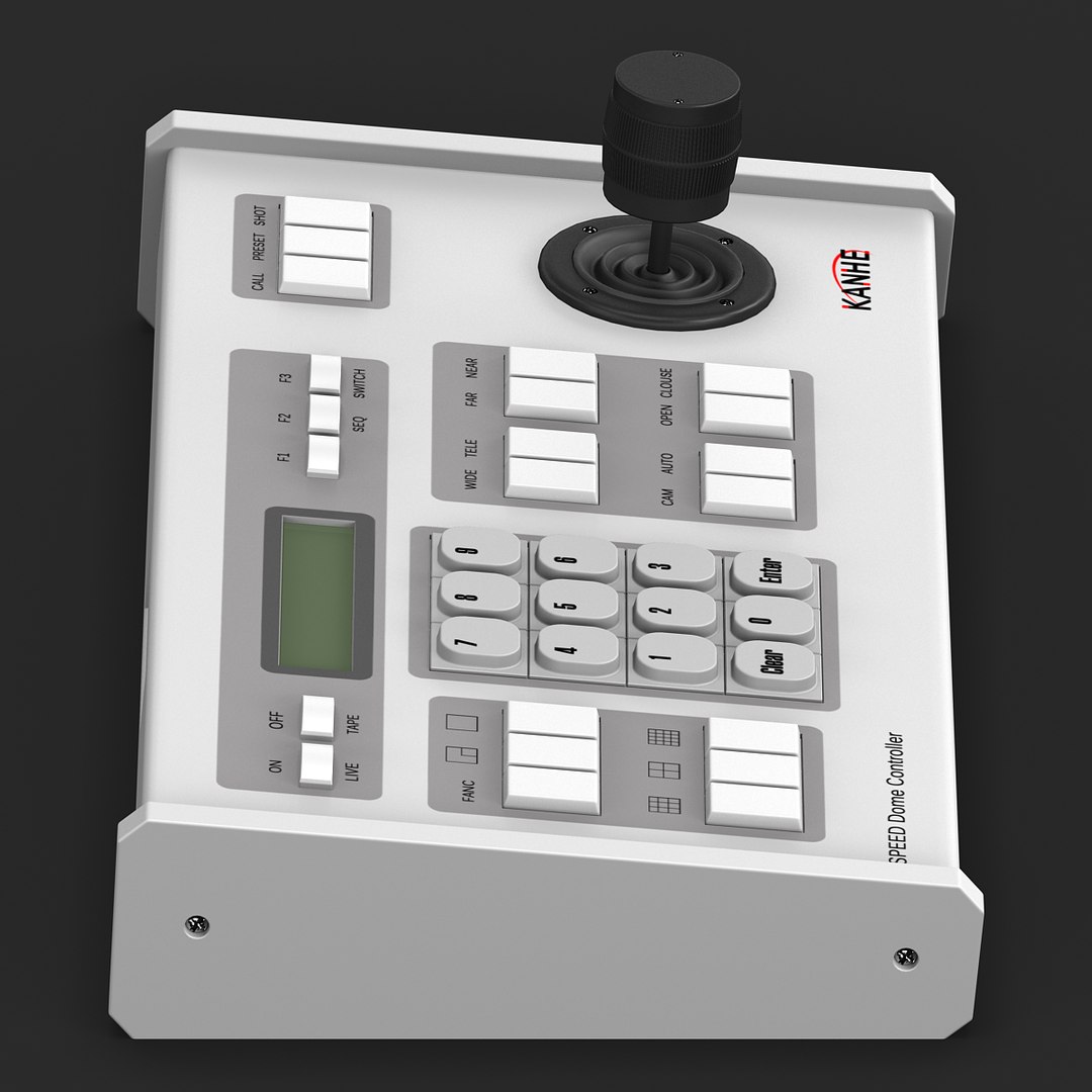 3d Model Keyboard Controller Cameras 2
