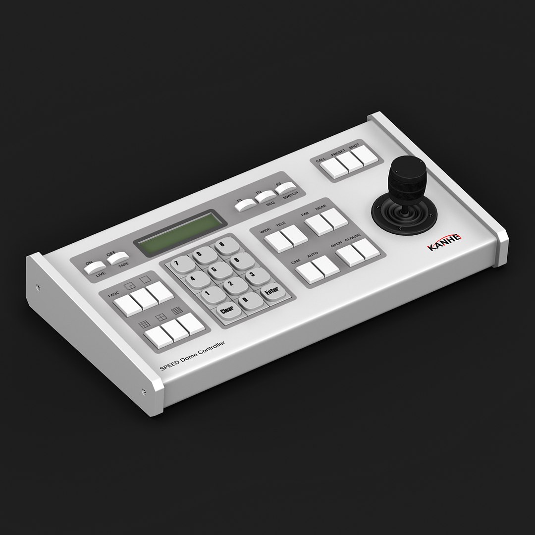3d Model Keyboard Controller Cameras 2