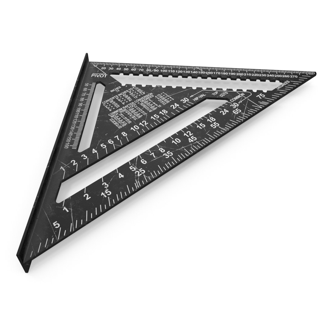 3D Triangle Square Ruler PBR - TurboSquid 1748608