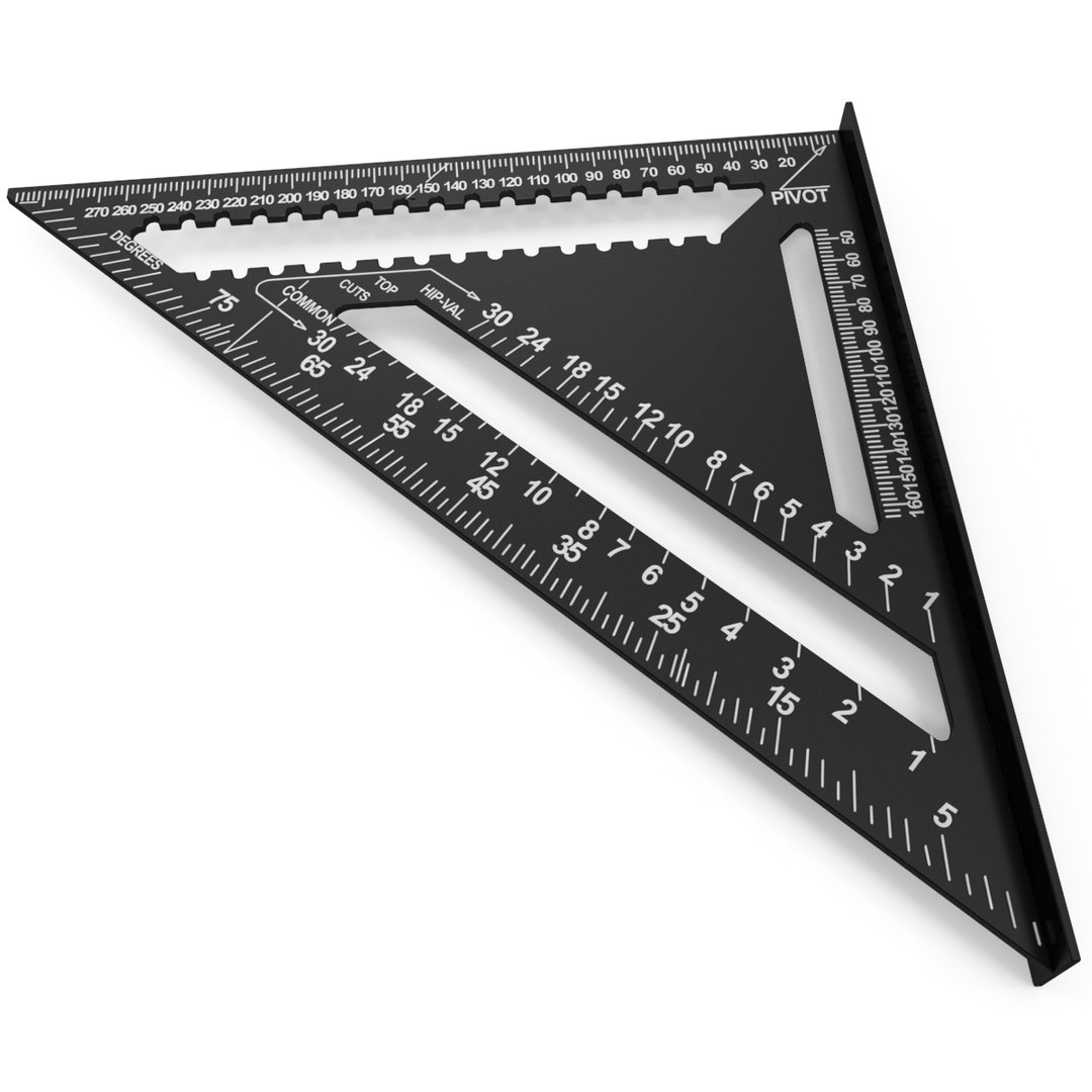 3D Triangle Square Ruler PBR - TurboSquid 1748608