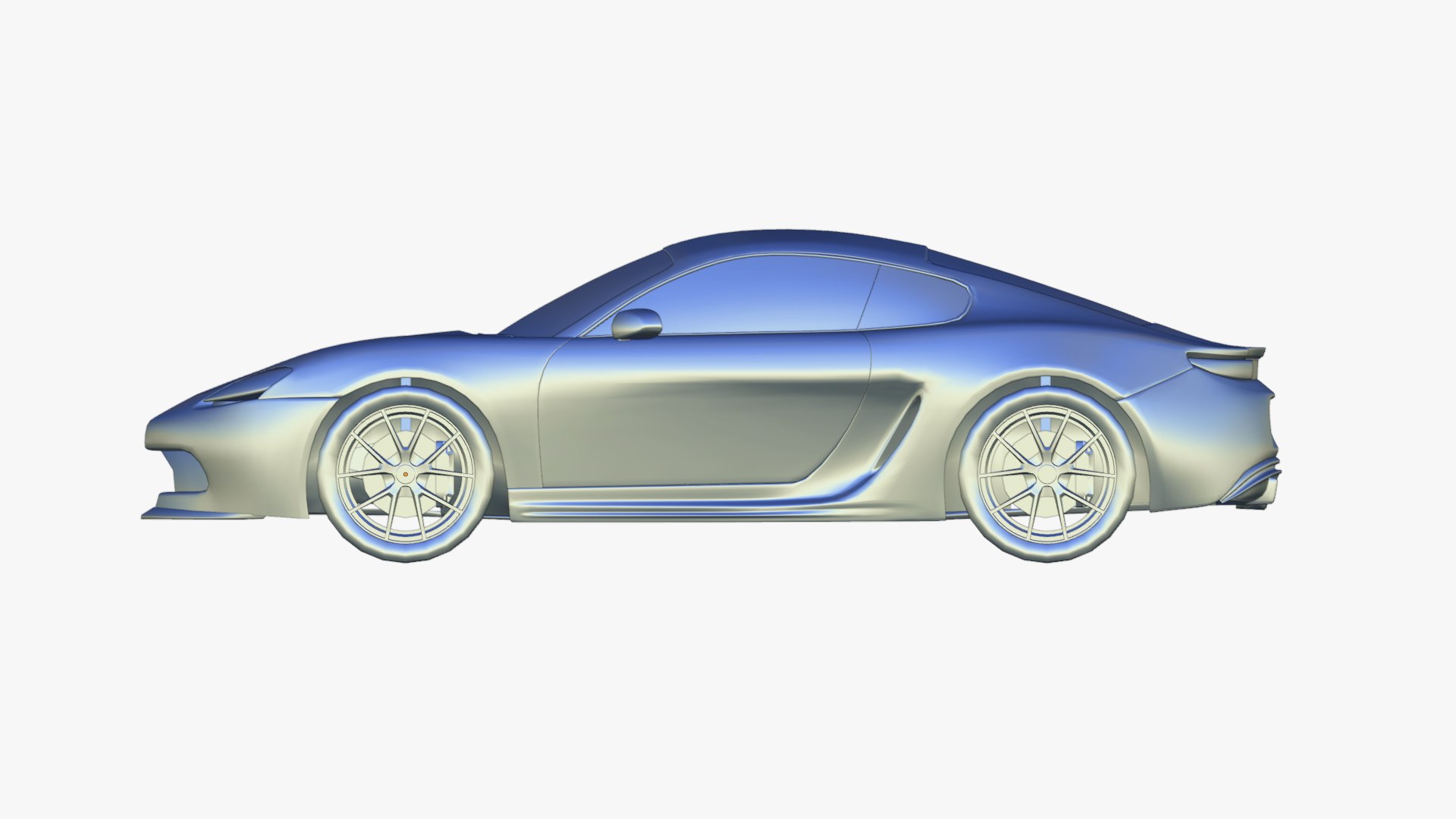 3D Generic Car - Mid-Engine Coupe Sportscar - TurboSquid 2424881