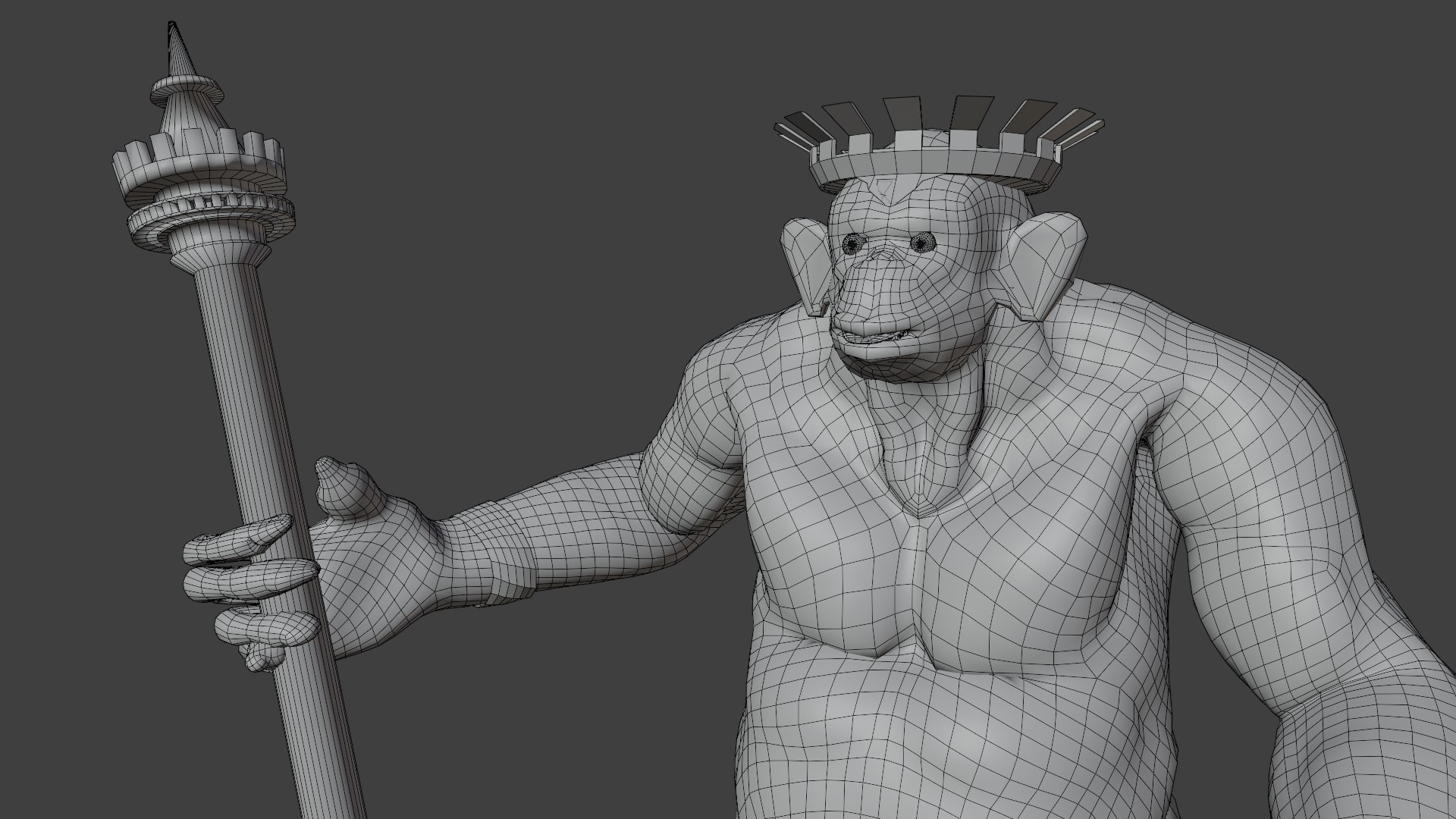 Monkey Lord 3D Model - TurboSquid 1843325