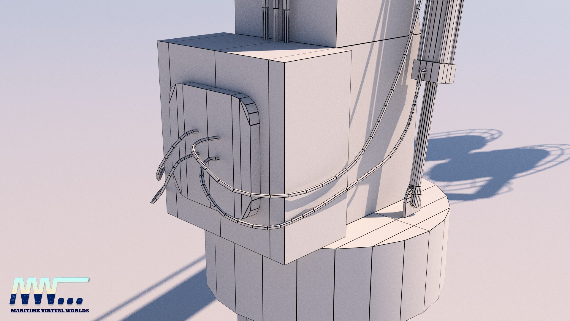 3D Cork Line Stacker Model - TurboSquid 1900295