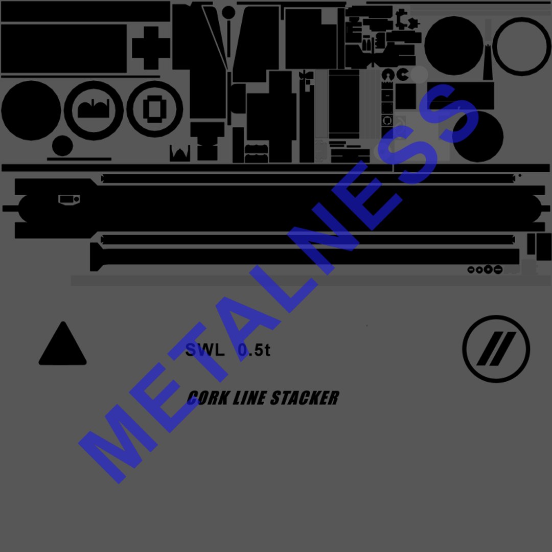 3D Cork Line Stacker Model - TurboSquid 1900295