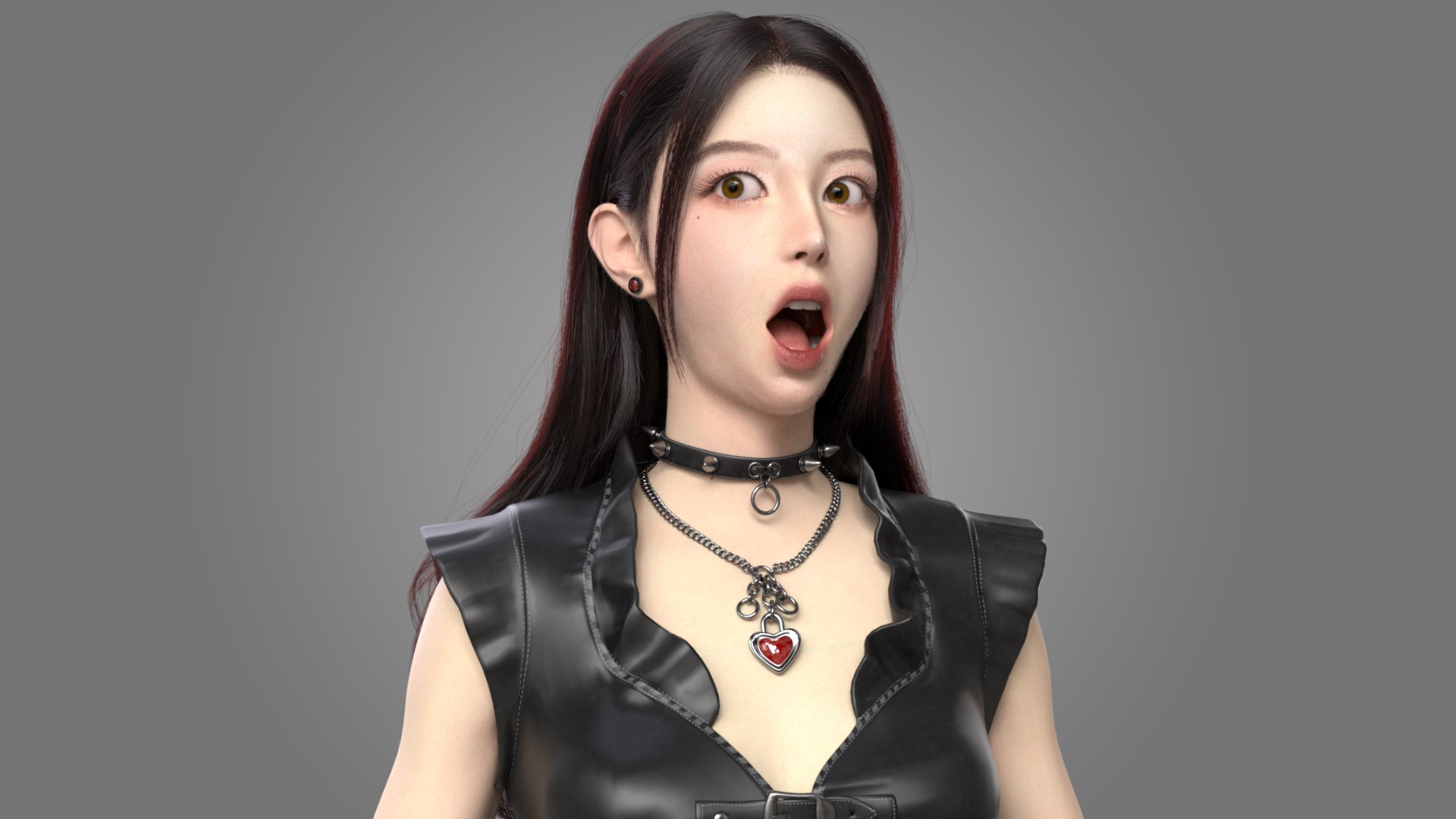3D Idol Star - Mia - Portrait Version - Fully Rigged - TurboSquid 2098713