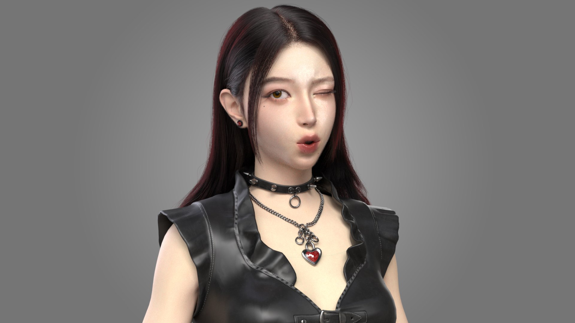3D Idol Star - Mia - Portrait Version - Fully Rigged - TurboSquid 2098713