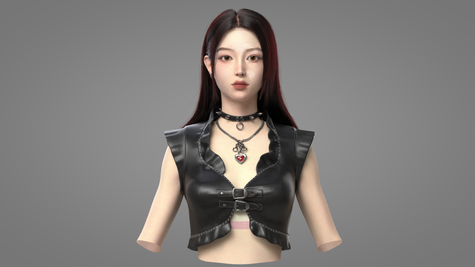 3D Idol Star - Mia - Portrait Version - Fully Rigged - TurboSquid 2098713