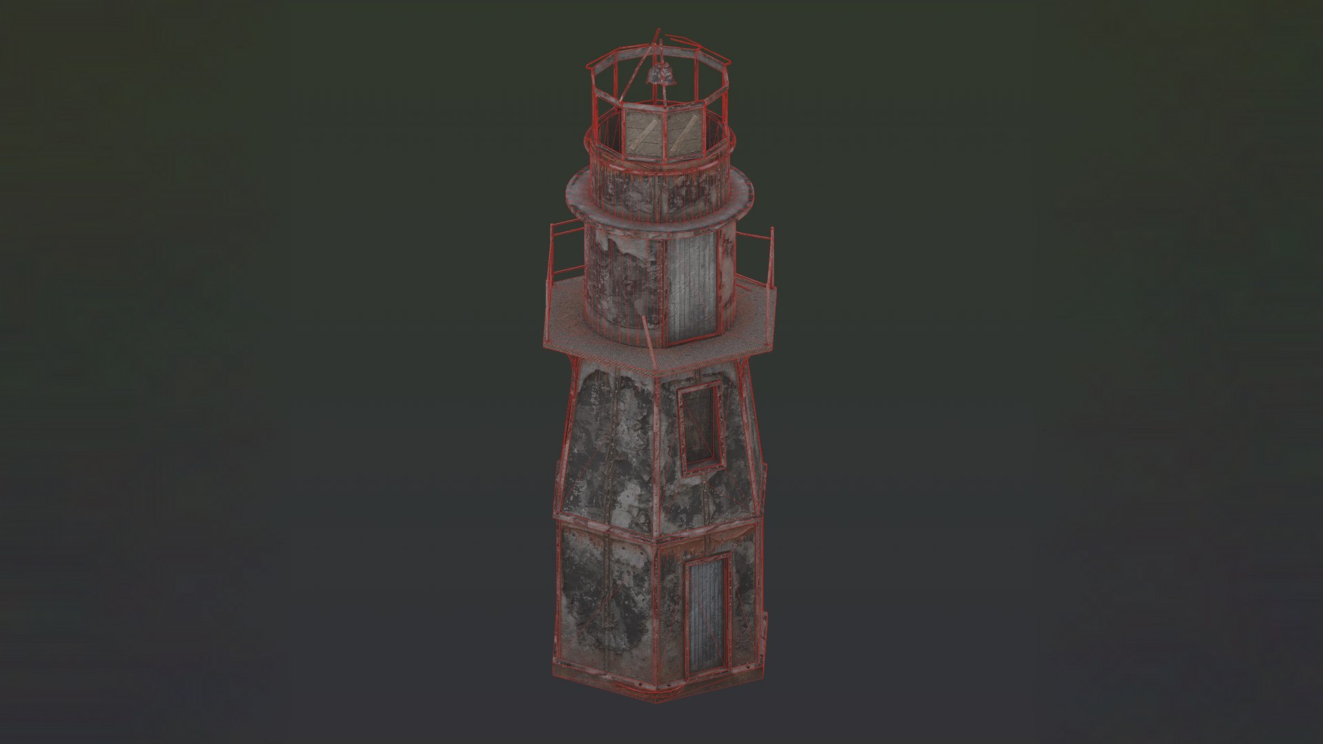 3D Fort Lighthouse - TurboSquid 2249148