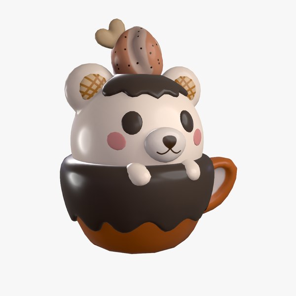 3D Cake bear squish toy model - TurboSquid 1953382