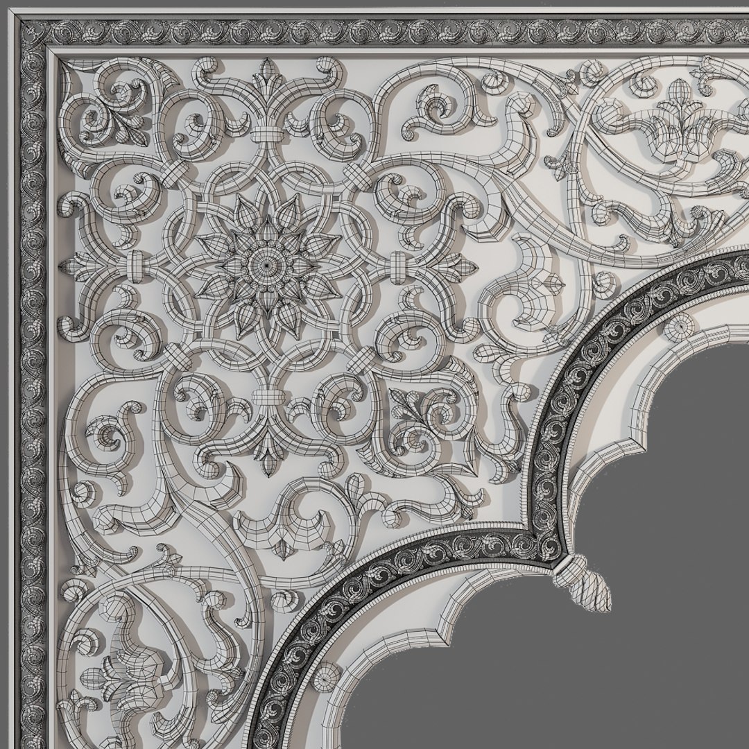 3D model pattern arabian cnc - TurboSquid 1374242