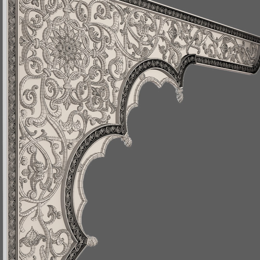 3D model pattern arabian cnc - TurboSquid 1374242