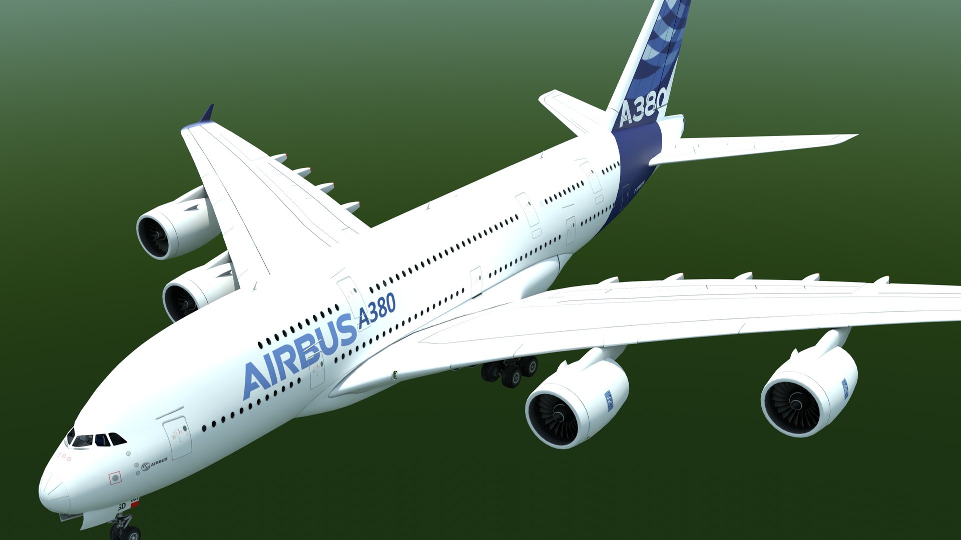 3D Model Air Bus 380 - TurboSquid 2281323