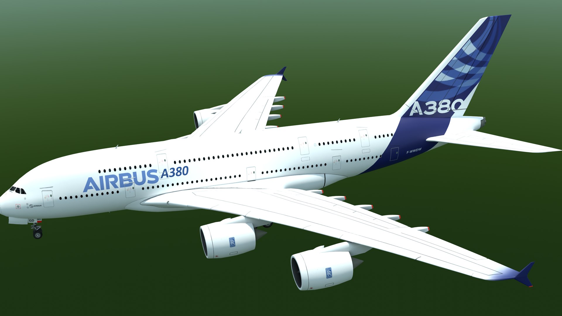 3D Model Air Bus 380 - TurboSquid 2281323