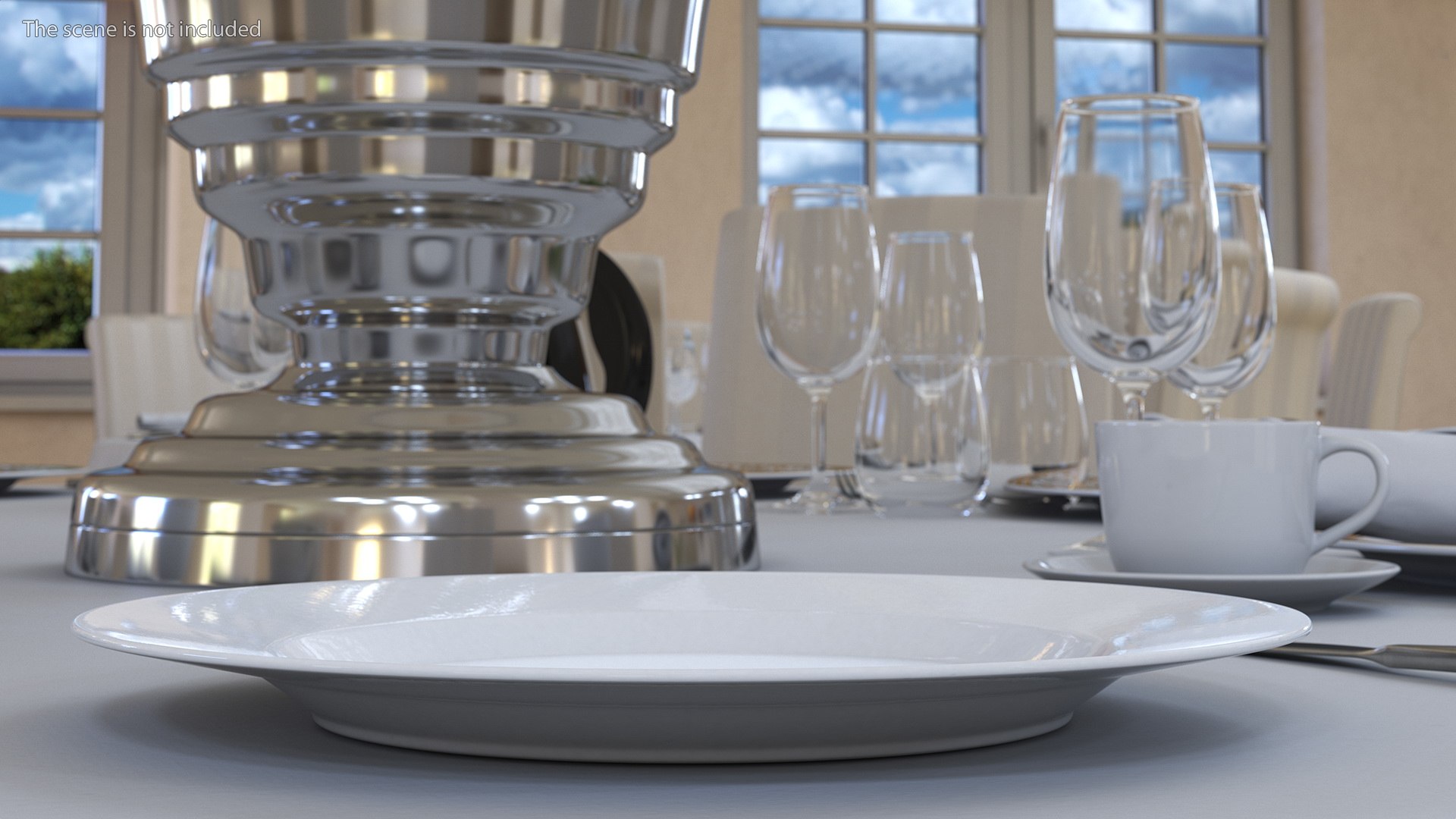3D Empty Plate - TurboSquid 1736236
