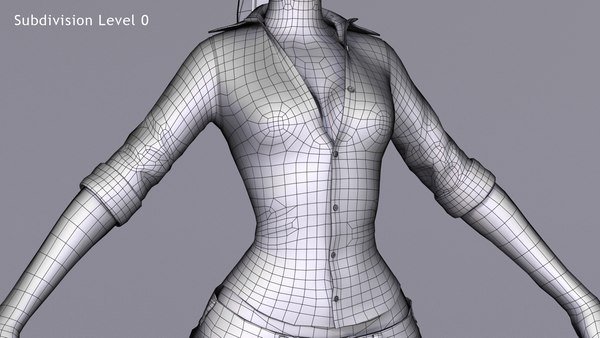 3D Kristen Cartoon Woman Rig V2 - TurboSquid 1998010