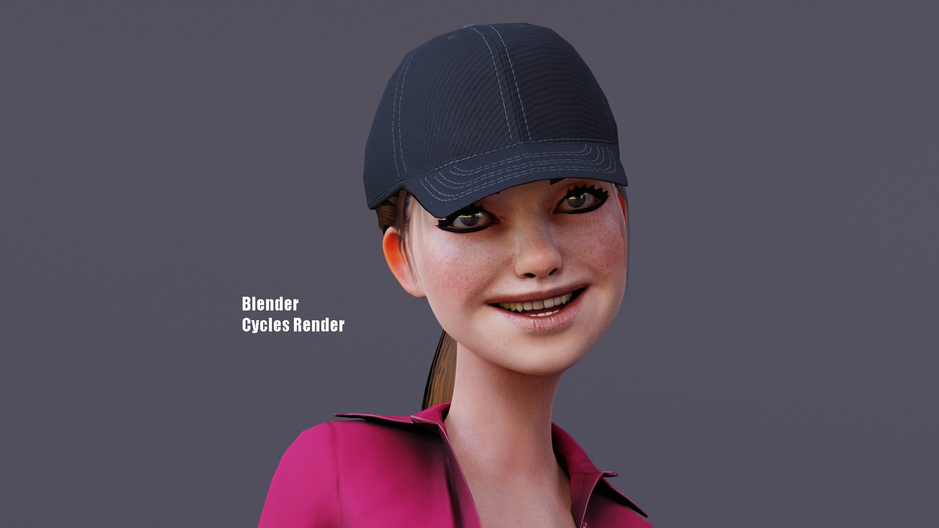 3D Kristen Cartoon Woman Rig V2 - TurboSquid 1998010