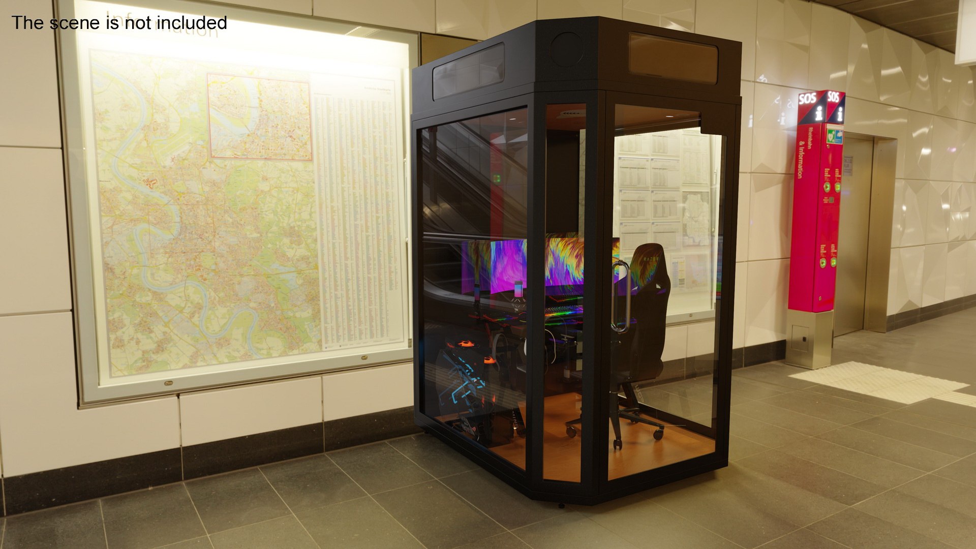 3D Personal Streaming Booth - TurboSquid 2387139