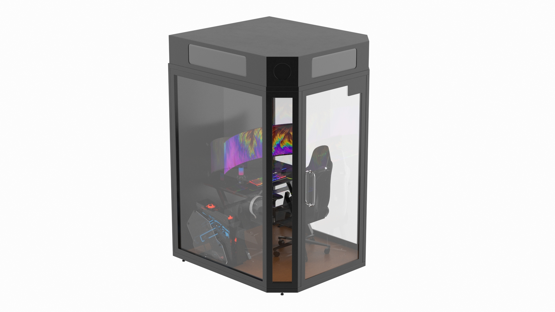 3D Personal Streaming Booth - TurboSquid 2387139
