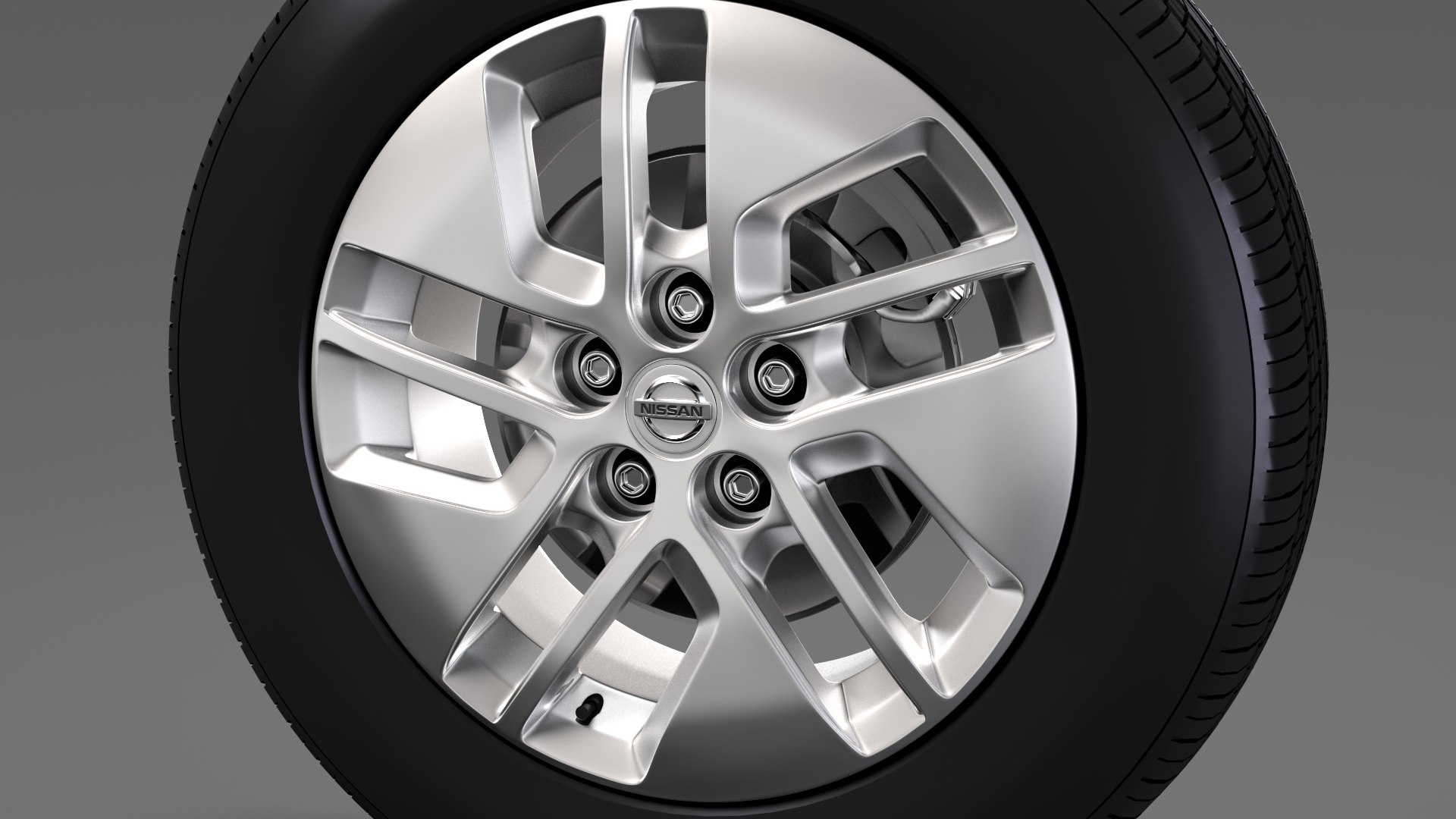 3D nissan nv combi wheel - TurboSquid 1387466