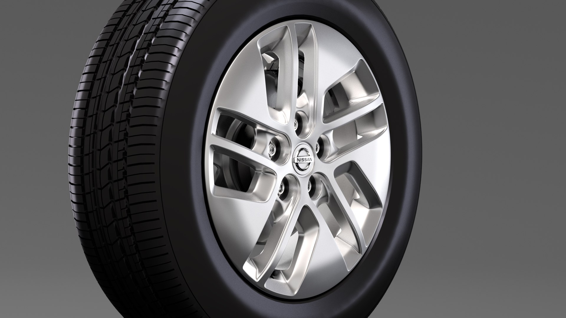 3D nissan nv combi wheel - TurboSquid 1387466