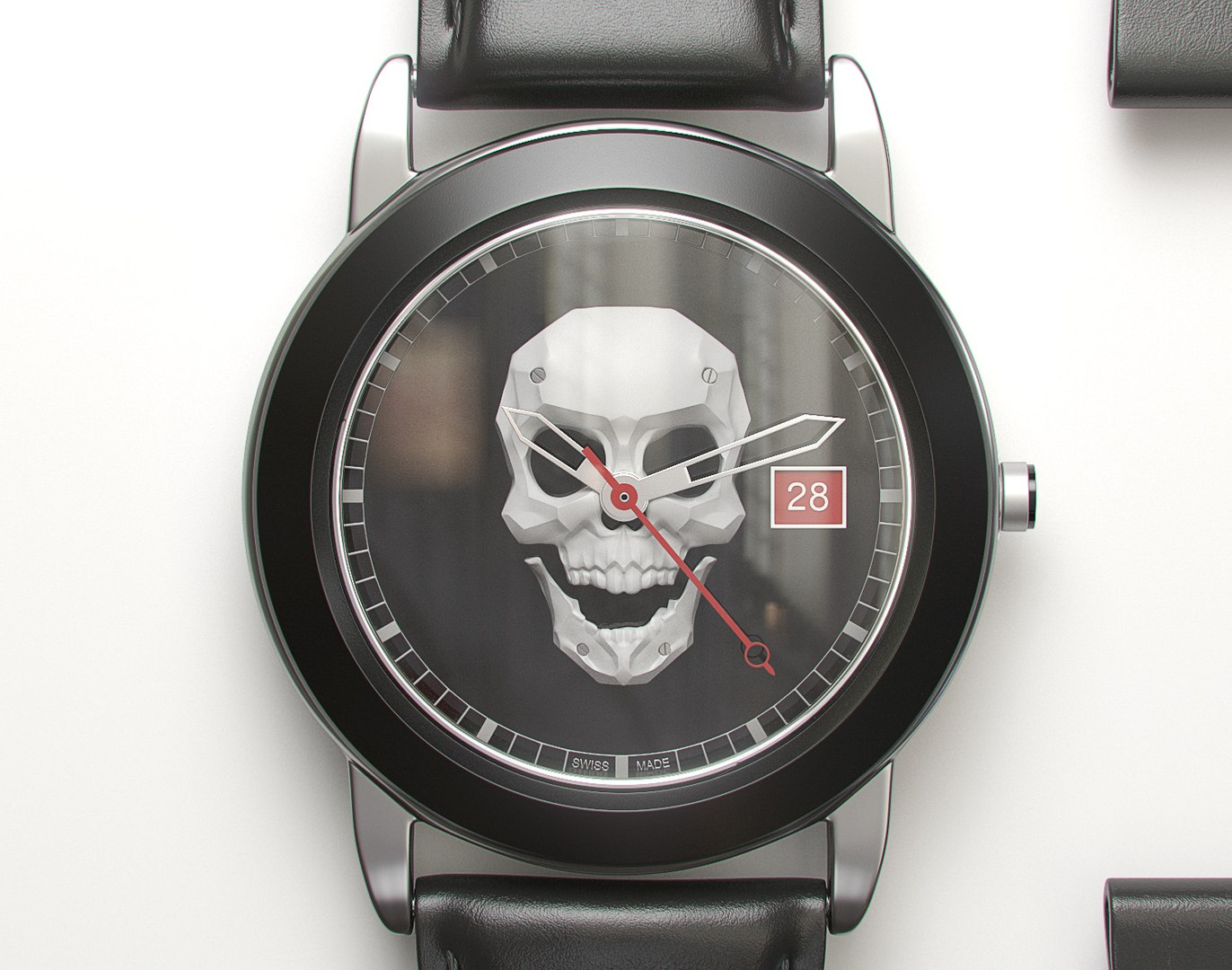 Skull Watch Modeled Model - TurboSquid 1511154