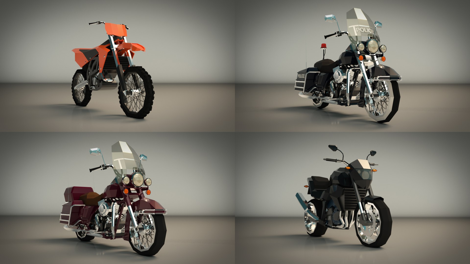 3D Motorcycle Model - TurboSquid 1446477