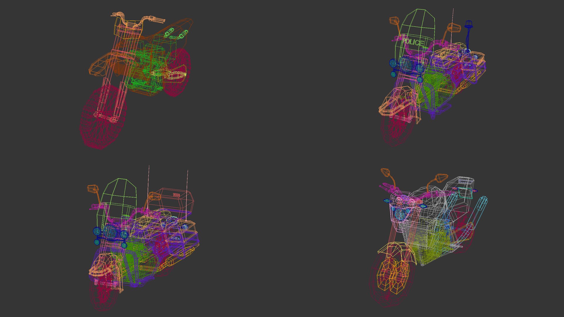 3D Motorcycle Model - TurboSquid 1446477