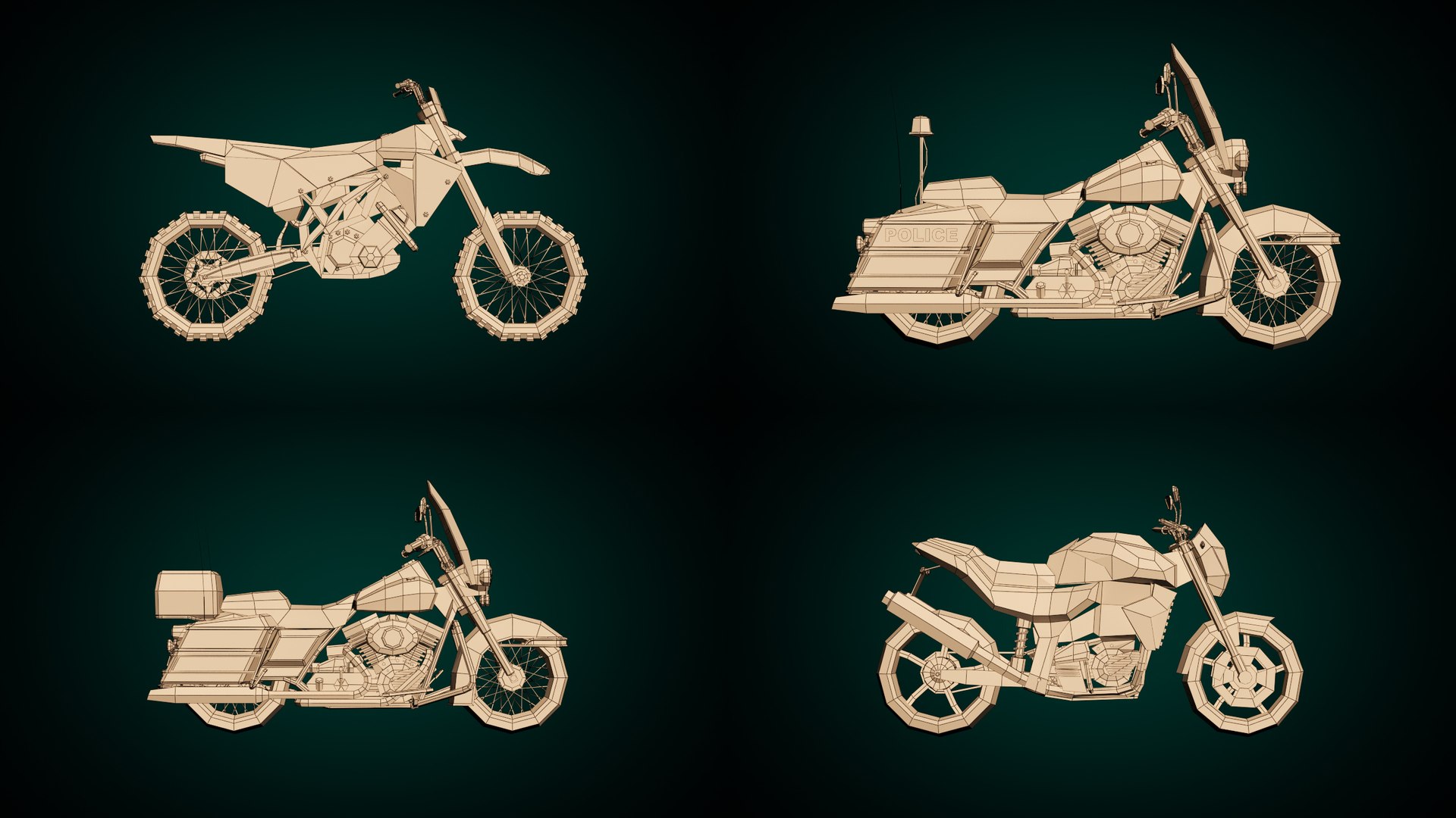 3D Motorcycle Model - TurboSquid 1446477