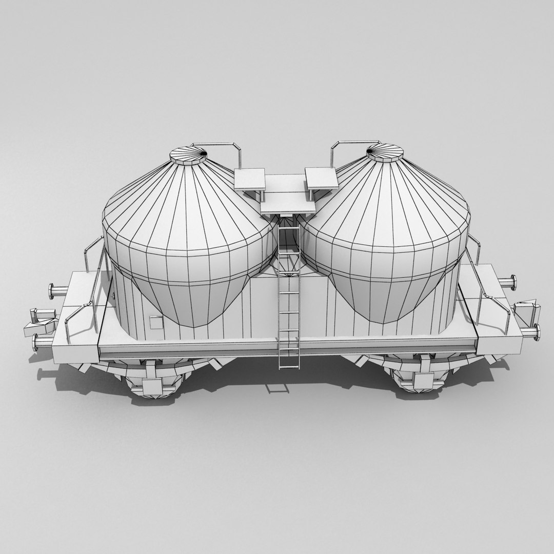 3ds Max Tank Wagon