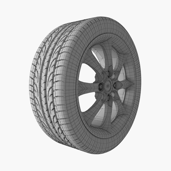 tire dunlop sp sport 3d model