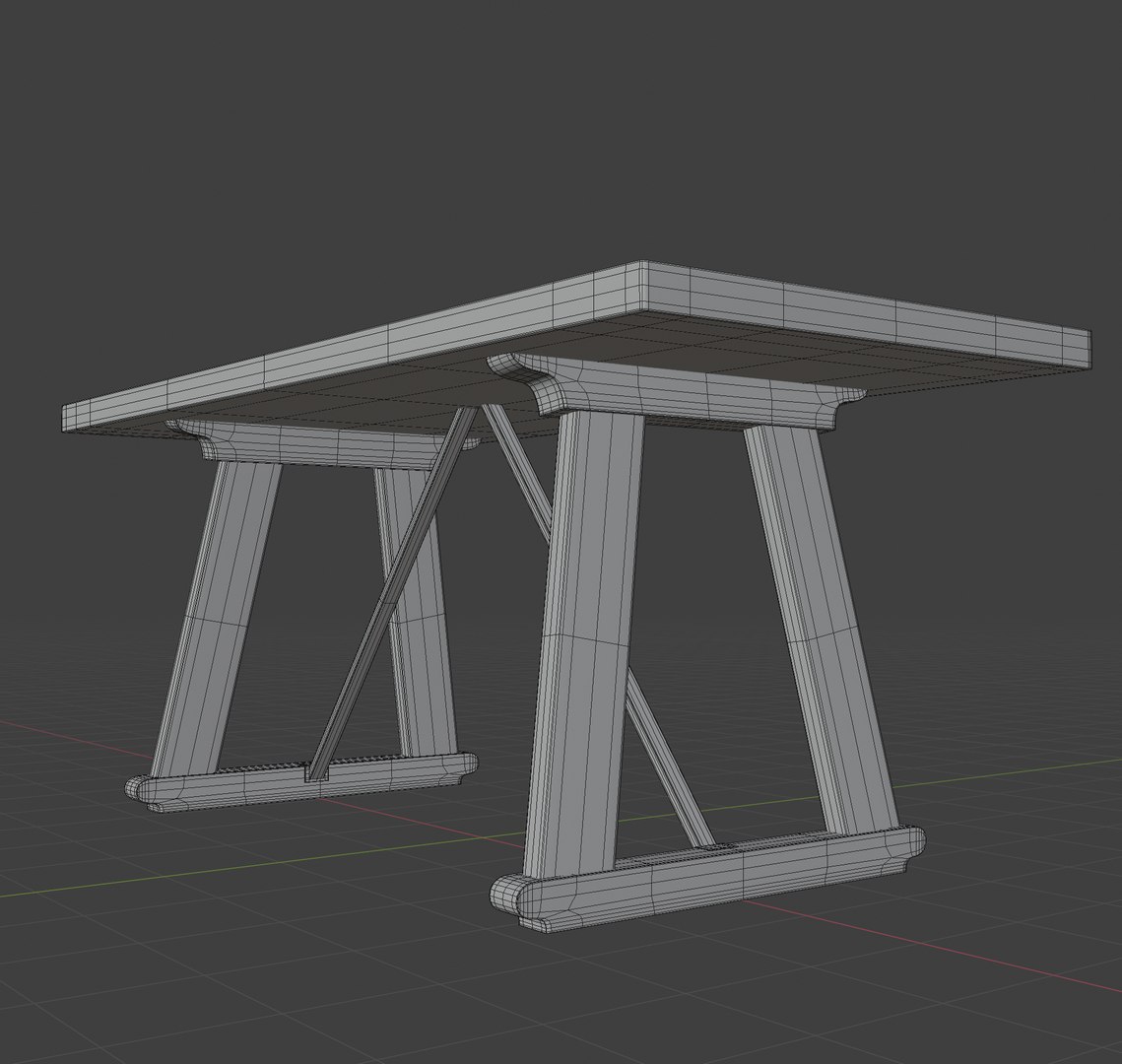 3D Alta Desk - TurboSquid 1545420