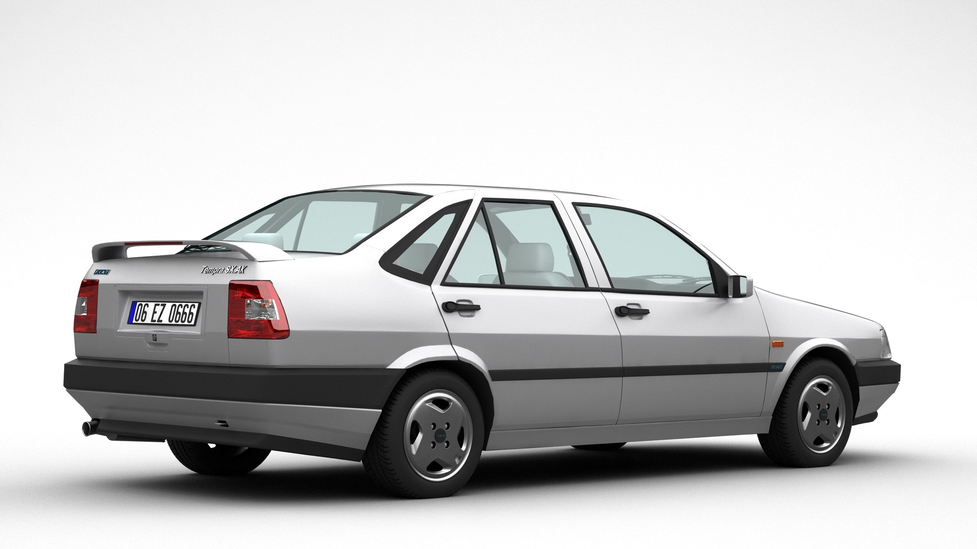 3D Model Fiat Tempra Sedan - TurboSquid 2010442
